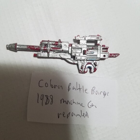 Hasbro | Toys | Cobra Battle Barge Machine Gun Gi Joe Cobra 988 Hasbro ...